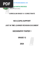 Mapwork Booklet GR 10 12 | PDF