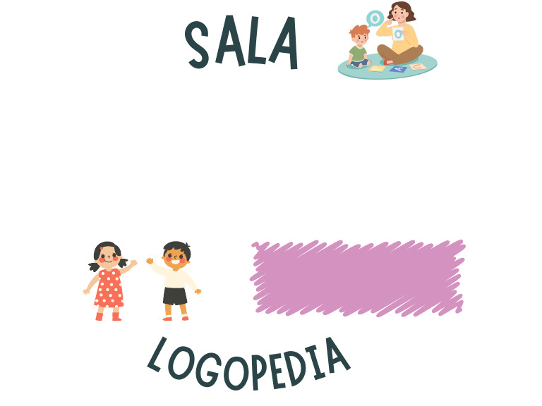 White, Illustrated Abstract Speech Therapy Microsoft Teams Tile | PDF