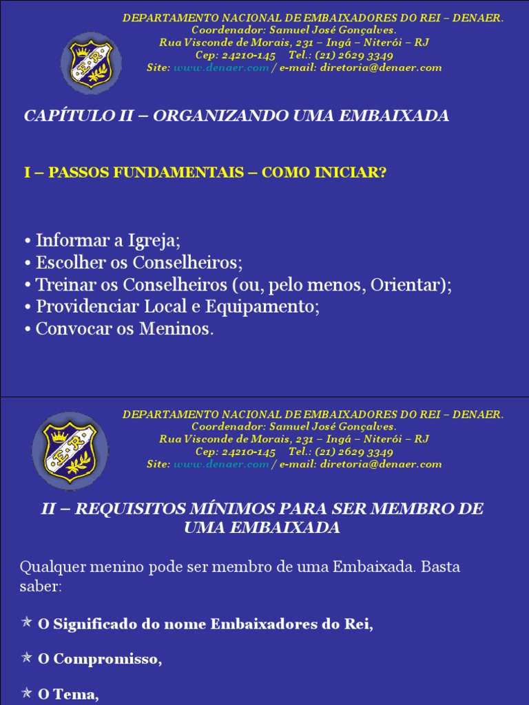 Embaixadores Do Rei | PDF | Jesus | Religião e crença