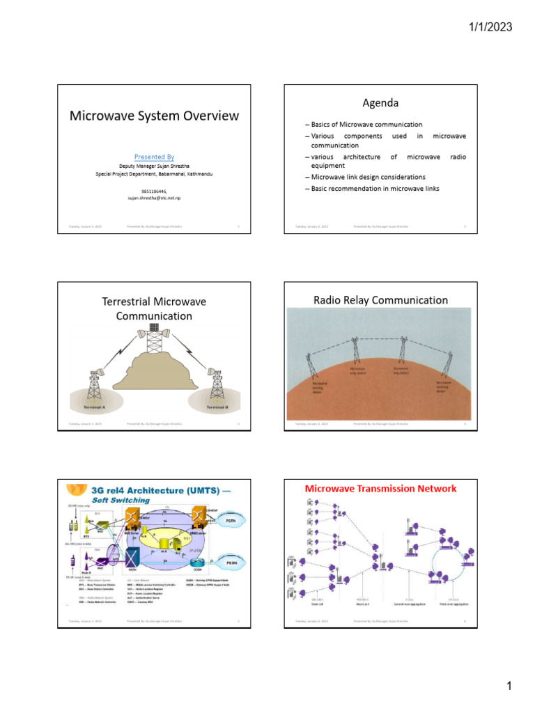 Microwave System Overview | PDF
