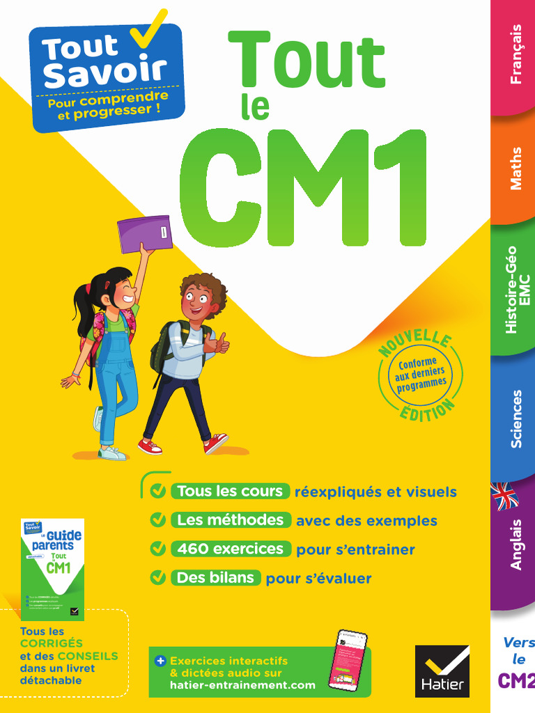 Tout Savoir CM1 - Tout-En-un - Nodrm | PDF