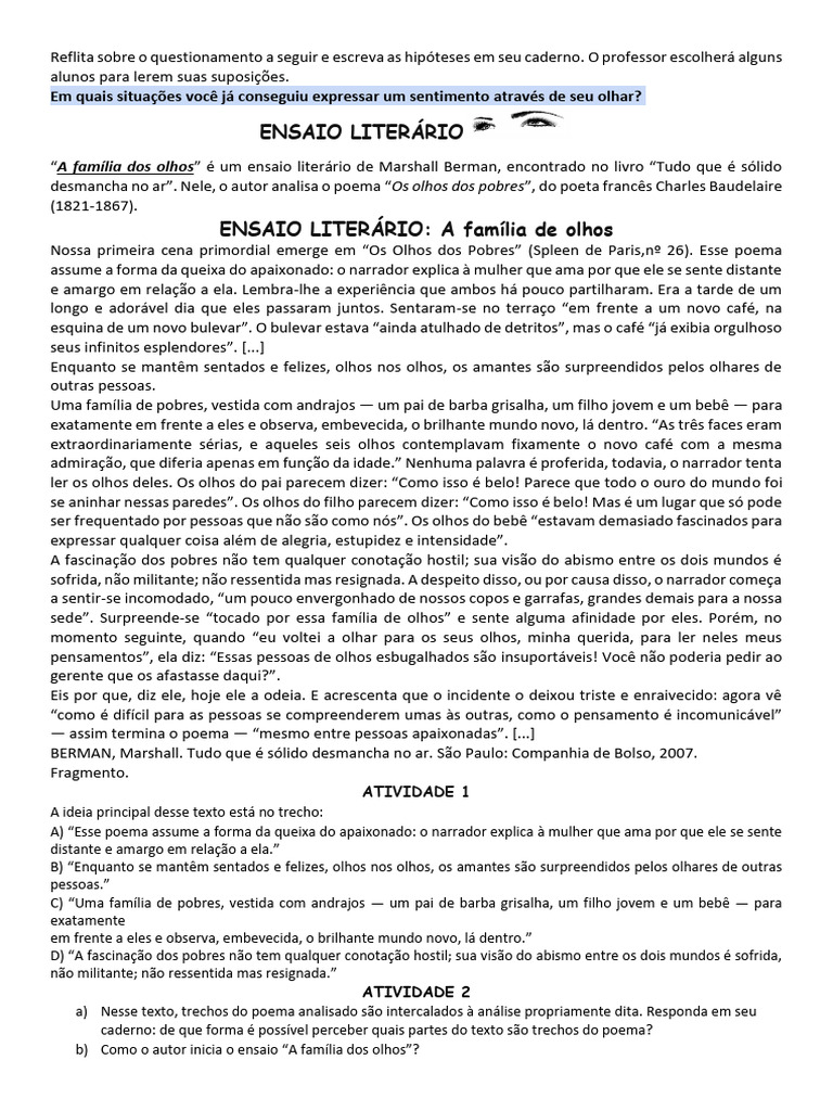 ensaio | PDF
