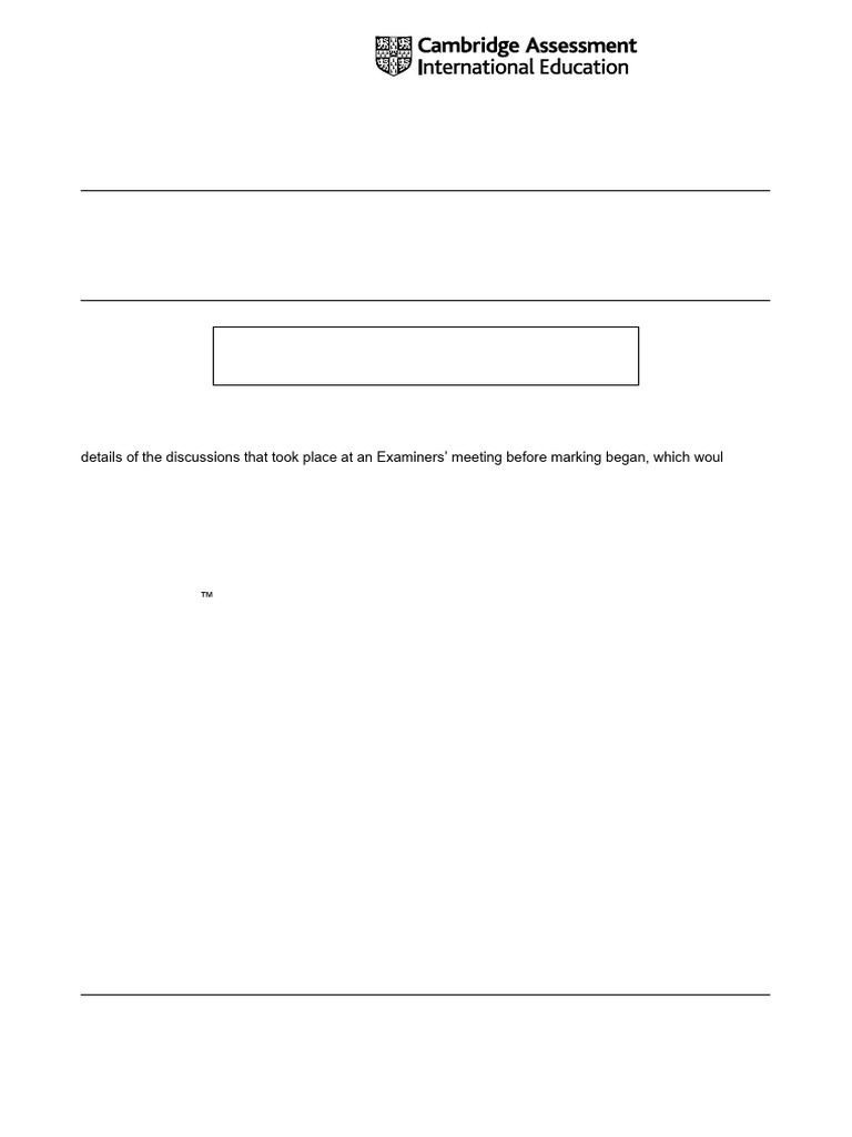 Cambridge International AS & A Level: Chemistry 9701/34 October ...