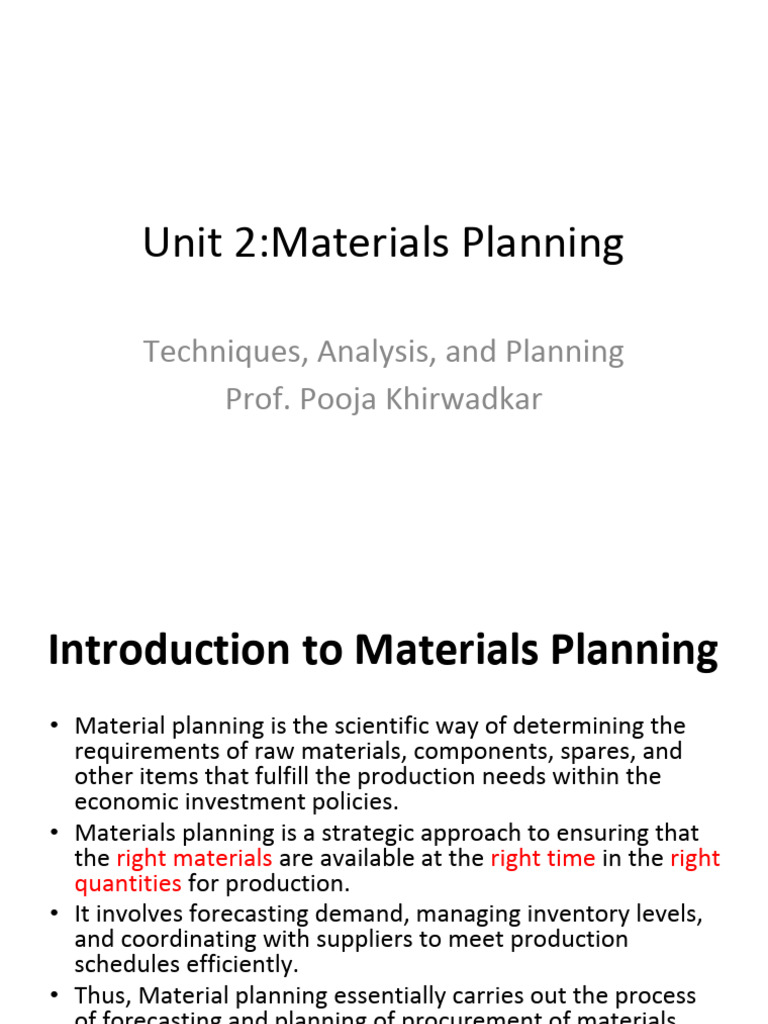 Material Management Sanika1 | PDF