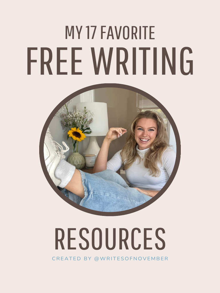 My 17 Fav Free Writing Resources | PDF