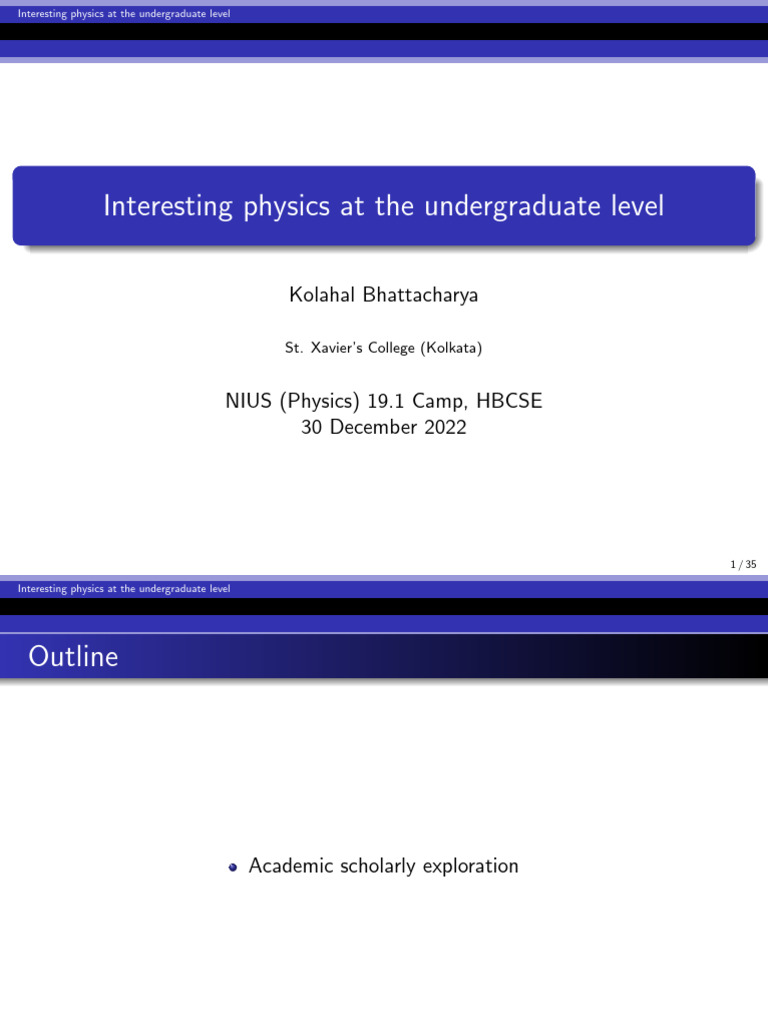 Lecture slides | PDF