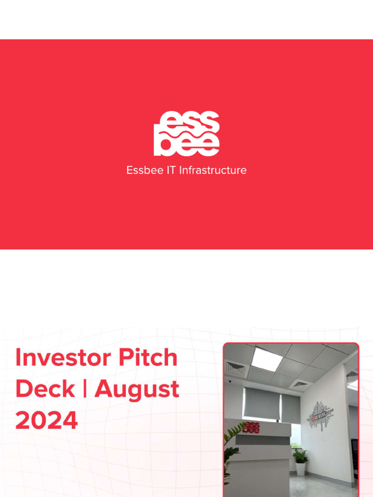 EssBee Investment Pitch Deck | PDF