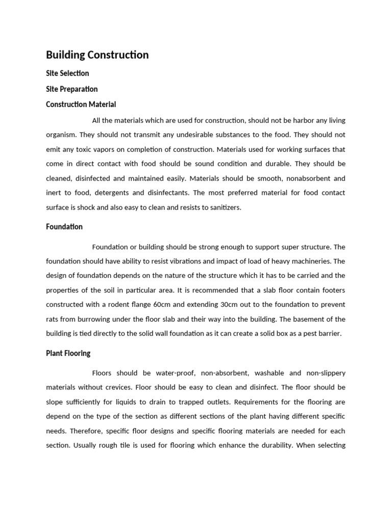 Building Construction | PDF