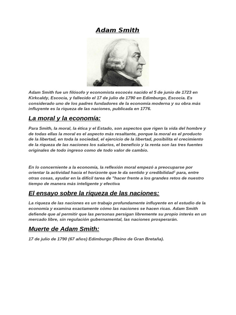 Adam Smith | PDF