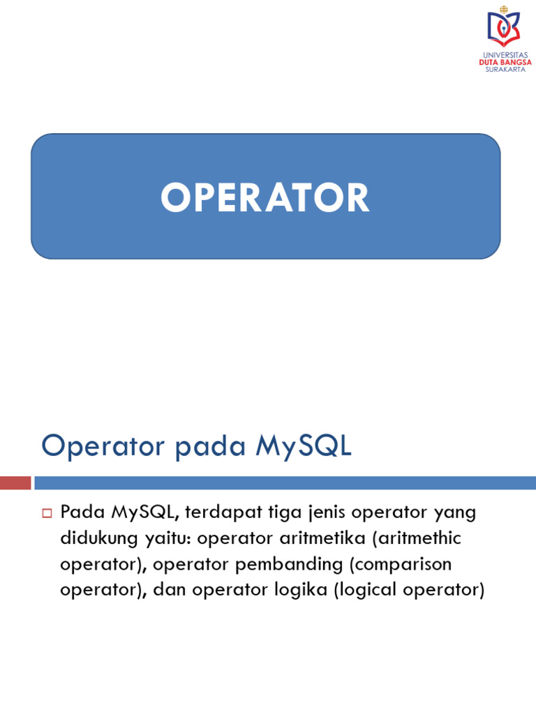 003 Operator | PDF