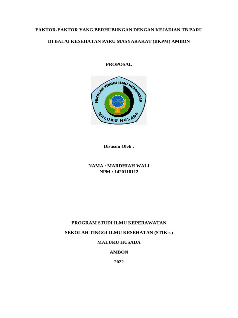 Revisi Fix Proposal TB 3 | PDF