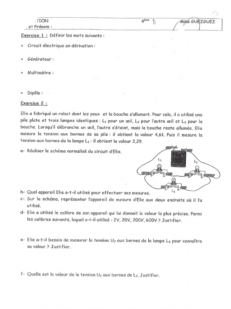 Eval 2 Circuite Elec | PDF