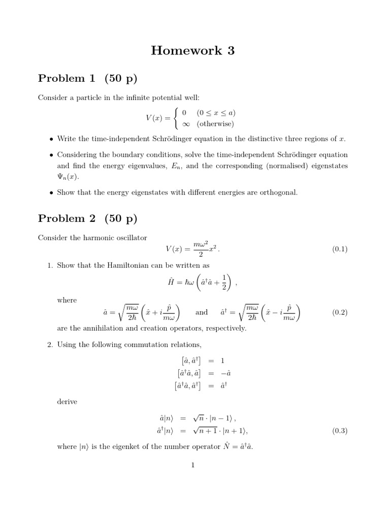 Homework 3 | PDF
