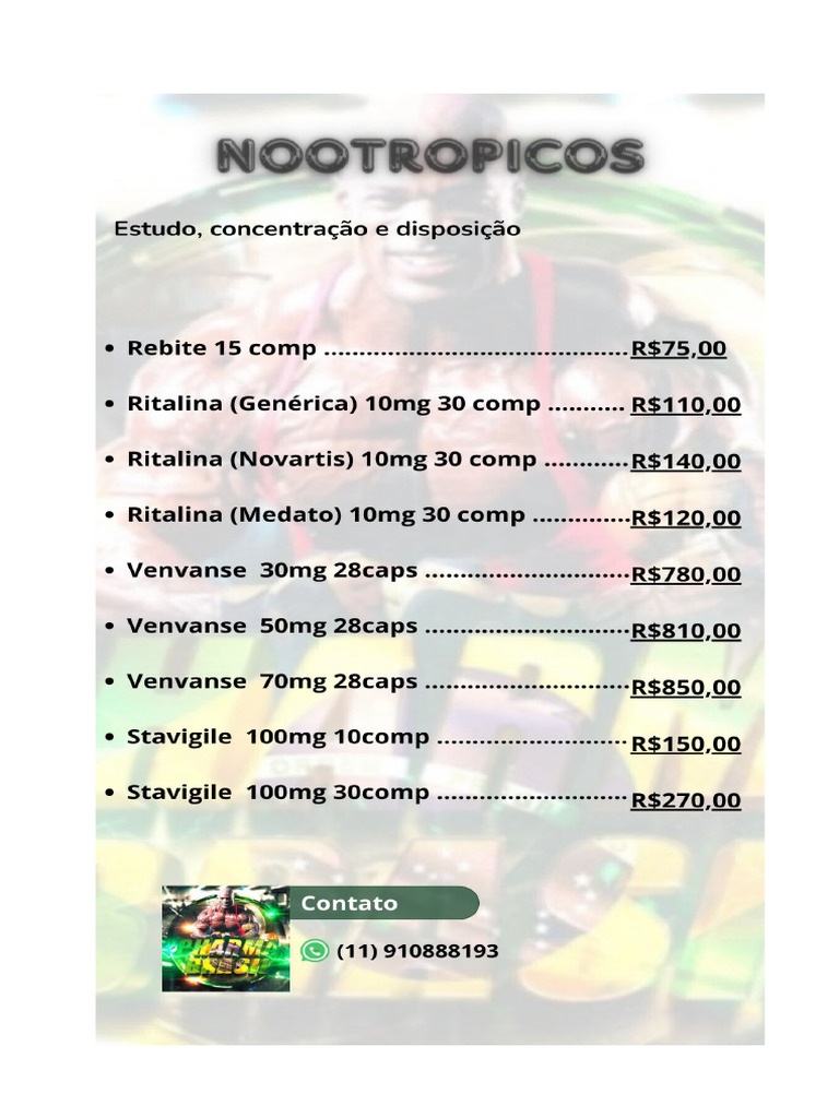 Tabela de Valores Brasil Pharma | PDF