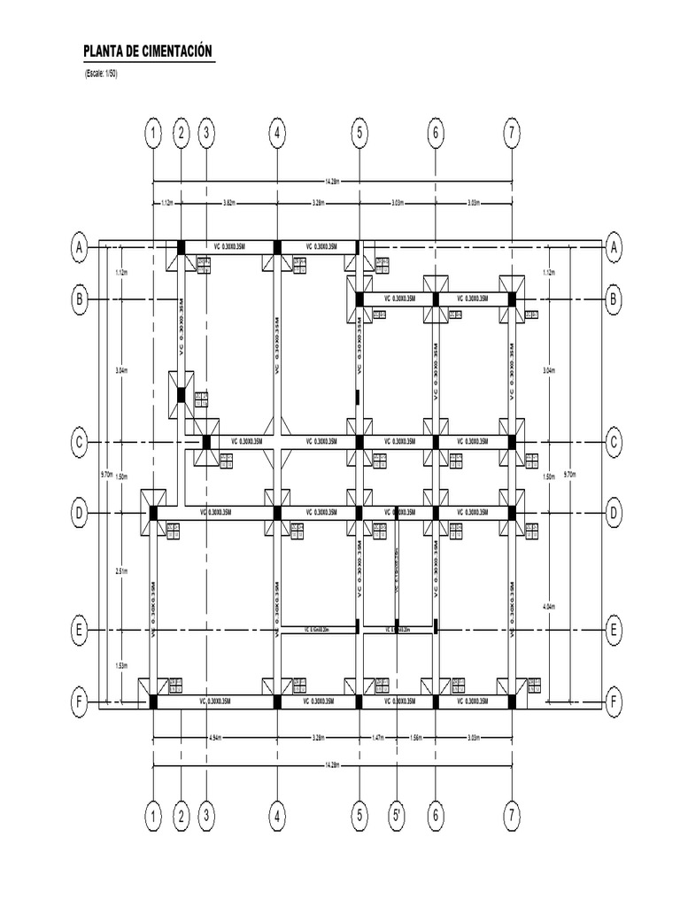 Planta De Cimentación 105423 Pdf