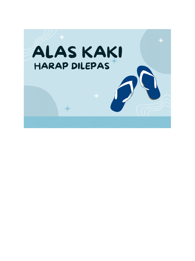 alas kaki | PDF