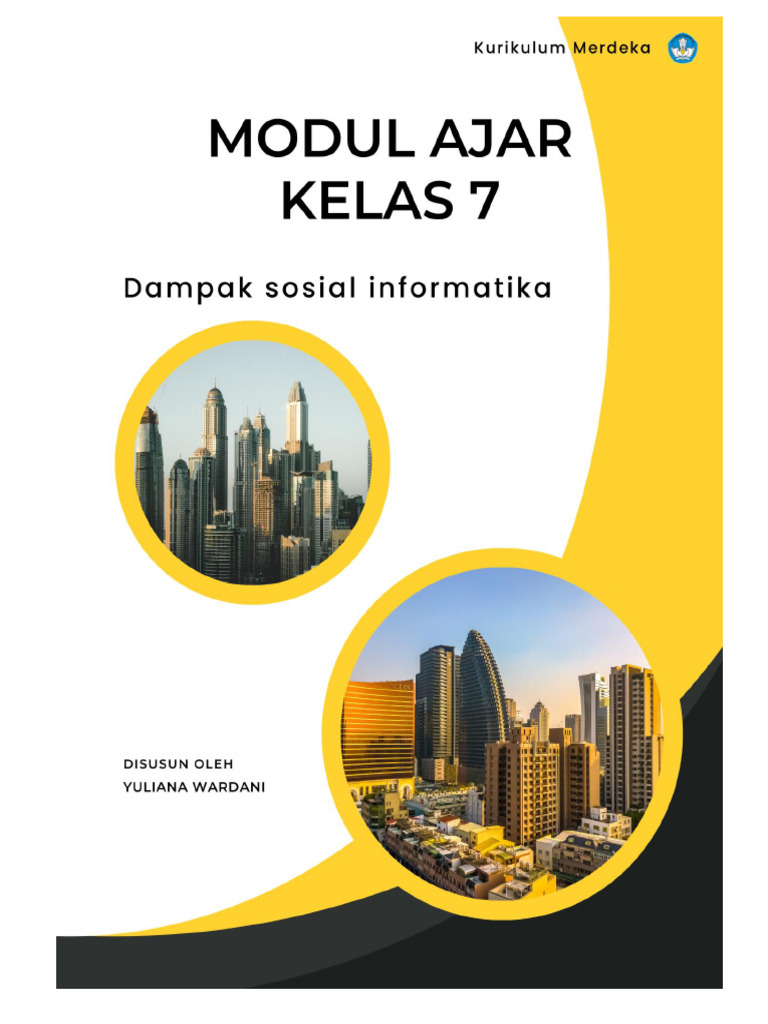 MODUL - DAMPAK SOSIAL INFORMATIKA - Yuliana Wardani | PDF