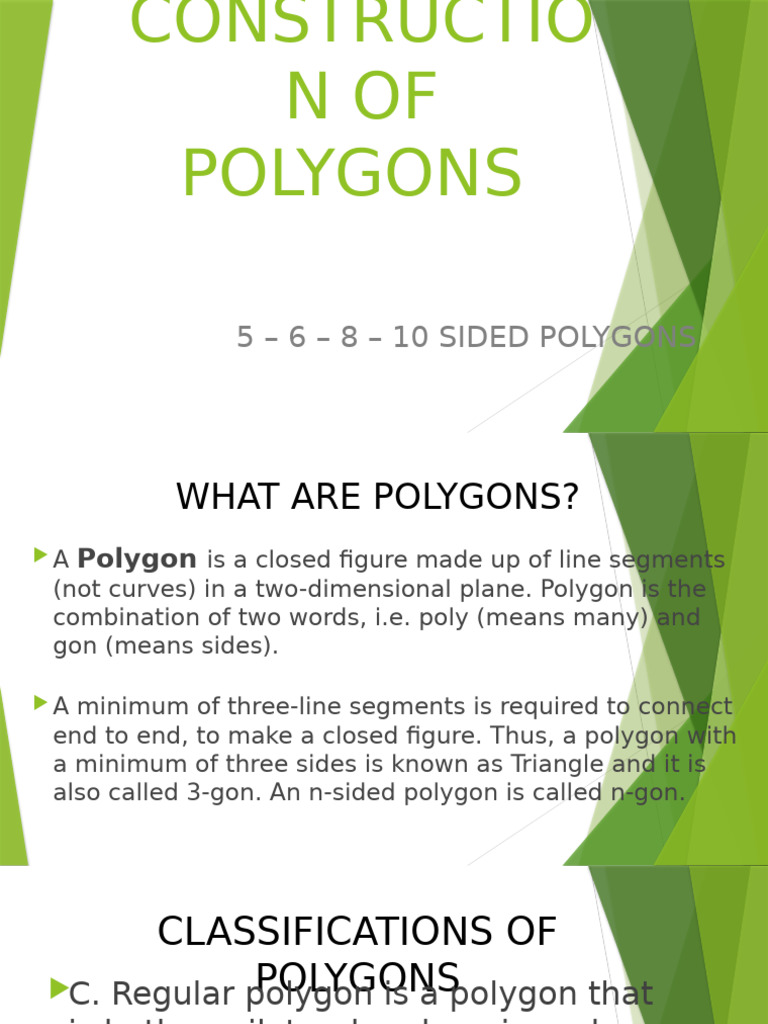 Construction of Polygons | PDF | Science & Mathematics