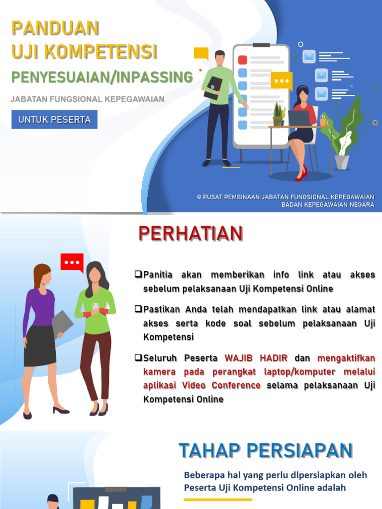 Panduan Uji Kompetensi Untuk Peserta | PDF
