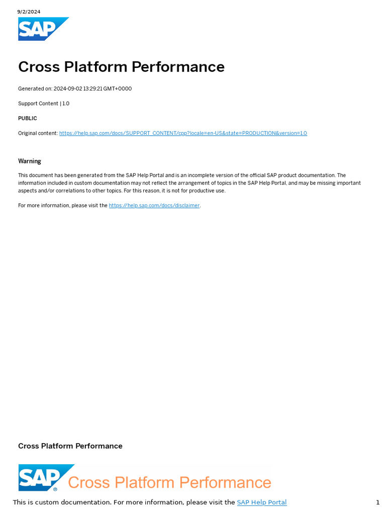Cross Platform Performance | PDF | Scheduling (Computing) | Internet