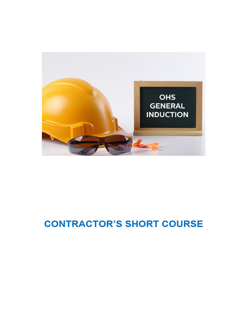 CSCC00 OHS General Induction | PDF