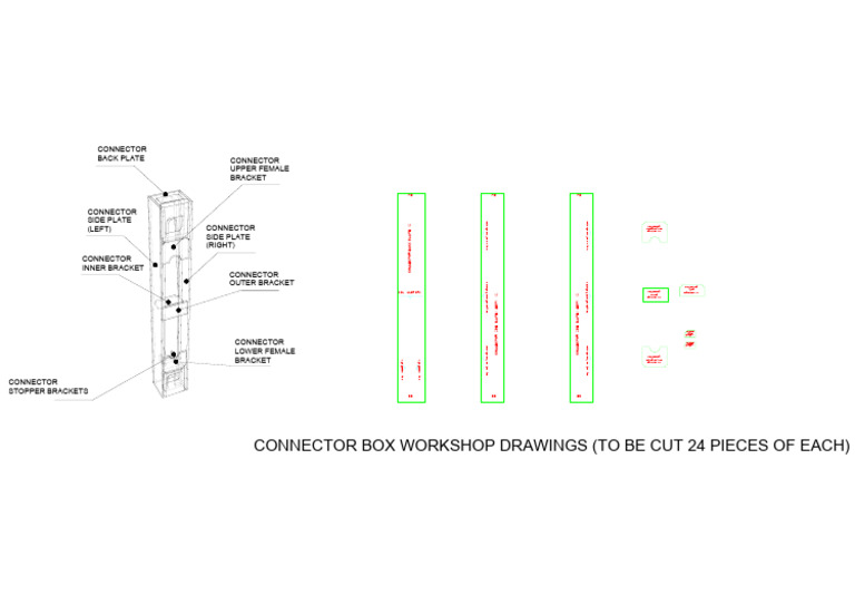 Modular Pontoon Barge - Female Connector Box Workshop Drawings - Rev.00 ...