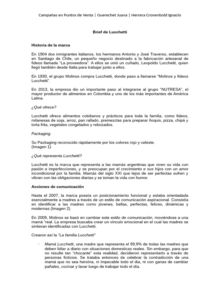 Brief de Lucchetti | PDF
