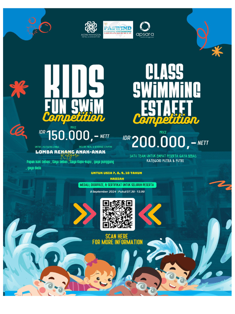 Adhiwangsa Kids Fun Swim Competition 2024 - 2 | PDF