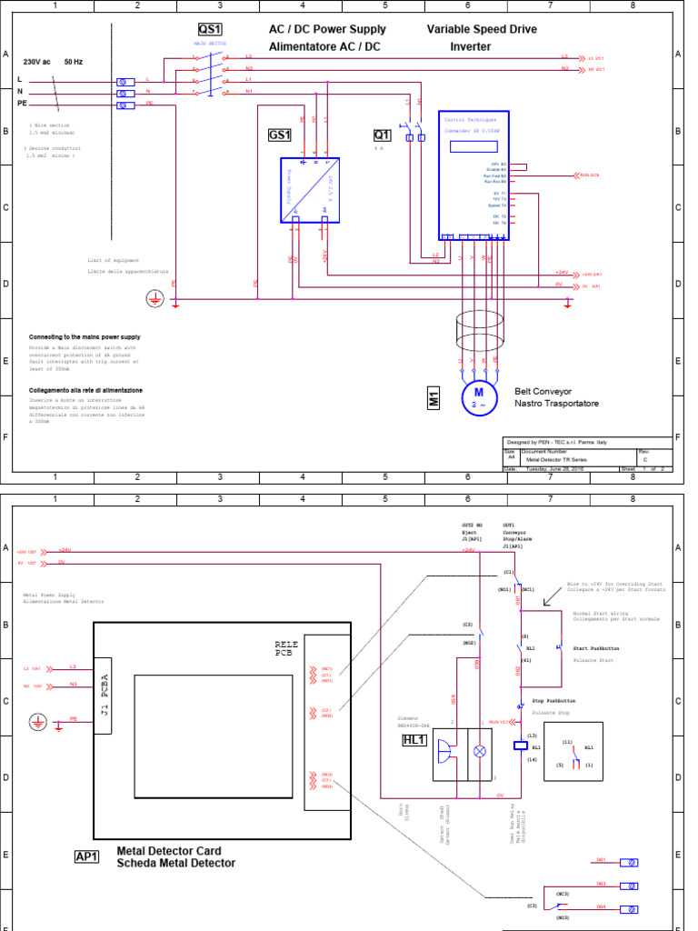 Schema Elettrico | PDF