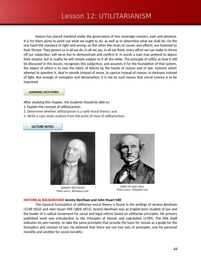 Ethics LM Lesson12 | PDF