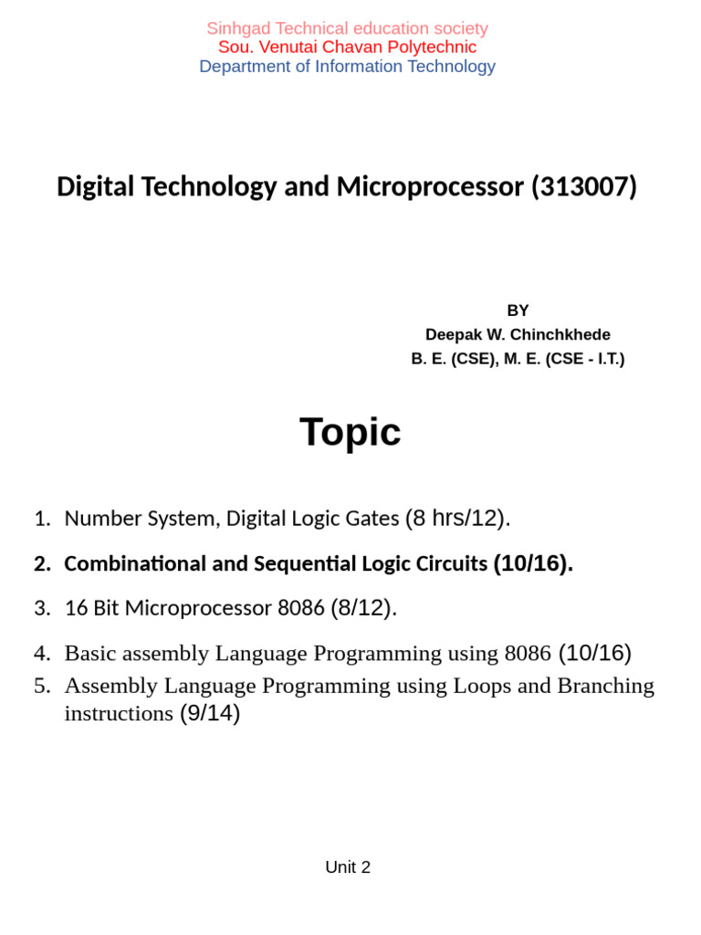 Unit 2 Combinational And Sequential Logic Circuits Exam Pdf