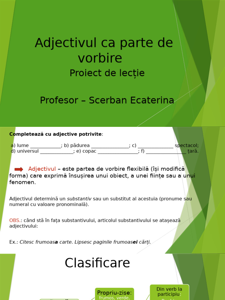 0_adjectivul | PDF