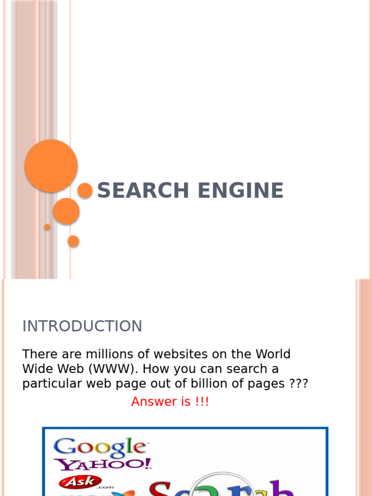 Search Engine | PDF