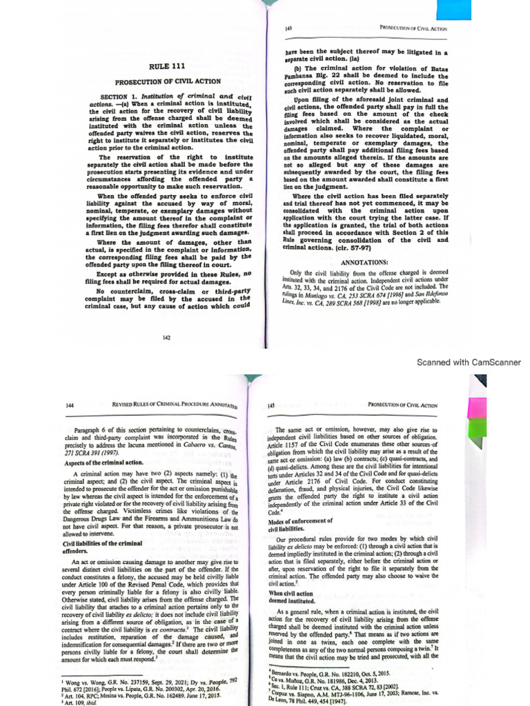 Gubat - Revised Rules of Crim Pro Rules 111-112 | PDF