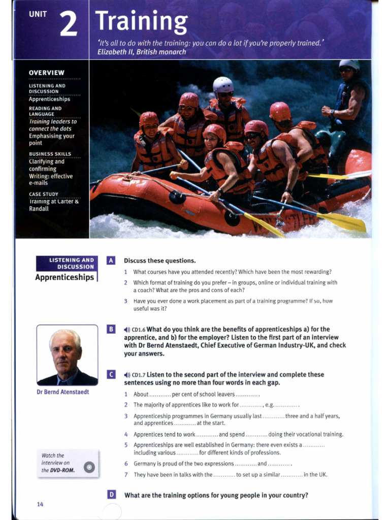 Market Leader 3rd Edition - ADVANCED - CD Course book-UNIT - 2 ...