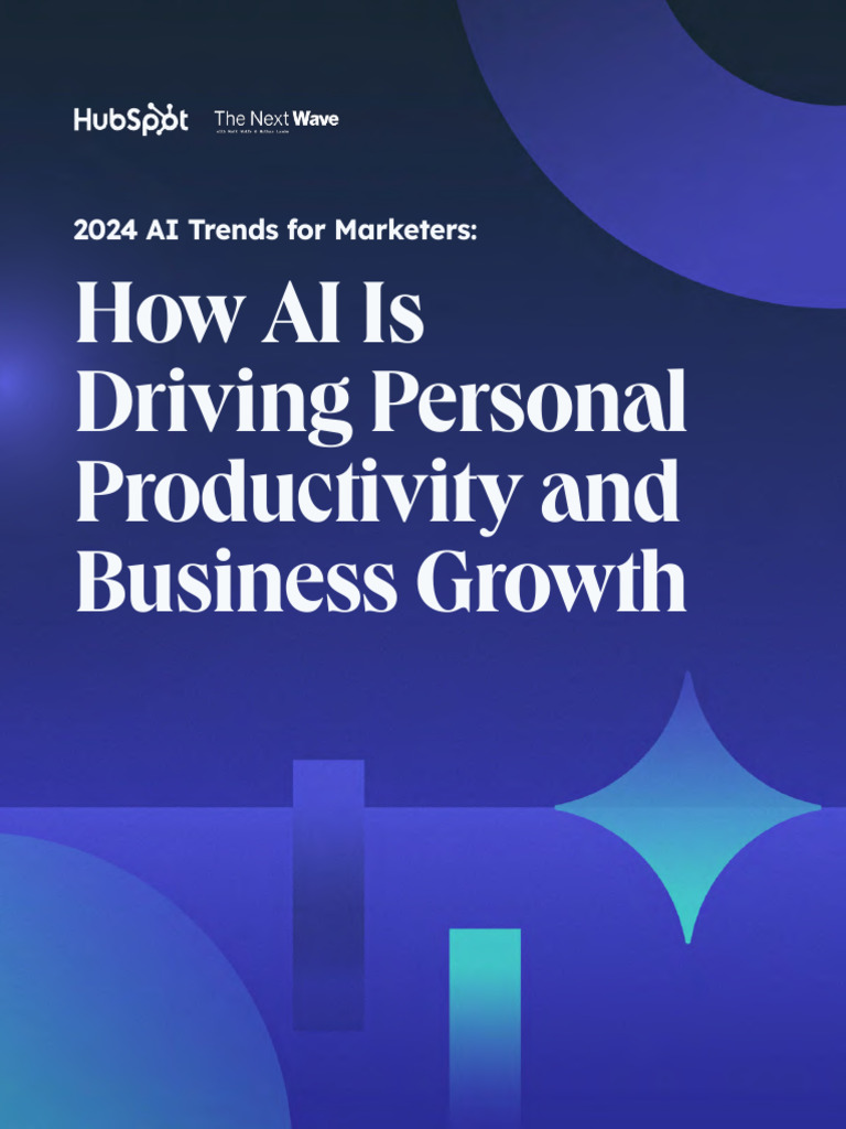 Hubspot - AI - Trend - Report - 2024 - Compressed | PDF | Artificial ...