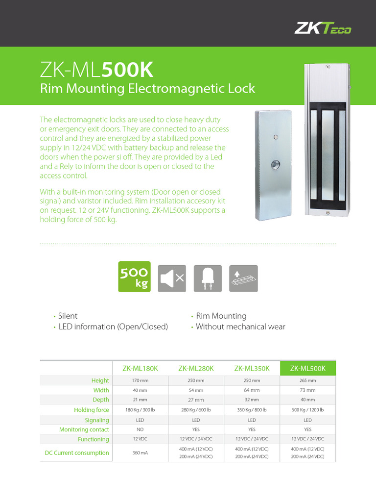 Magna Lock - Single Door | PDF