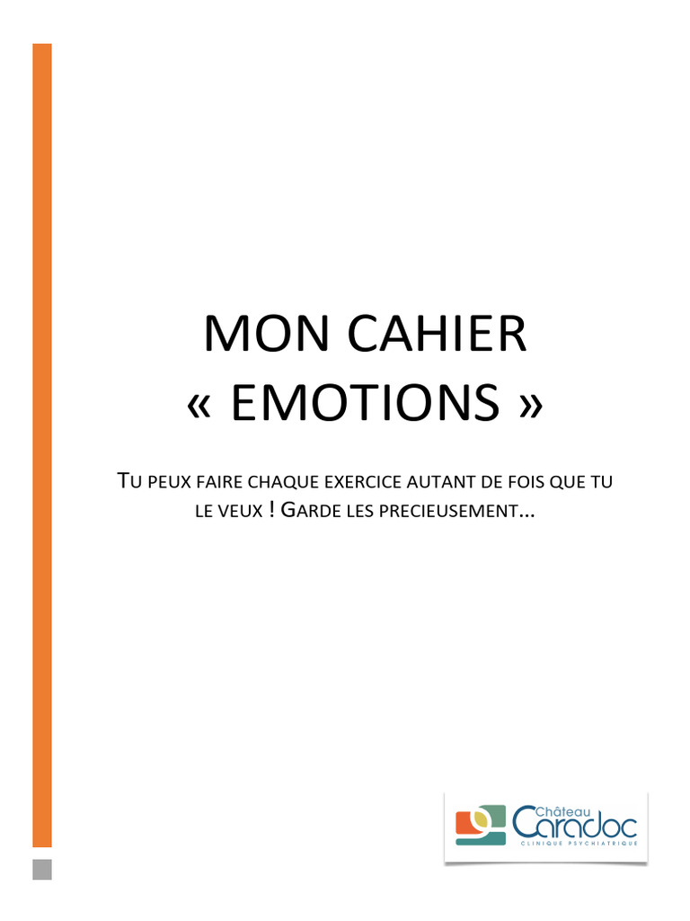 Cahier de Mes Emotions V2 | PDF