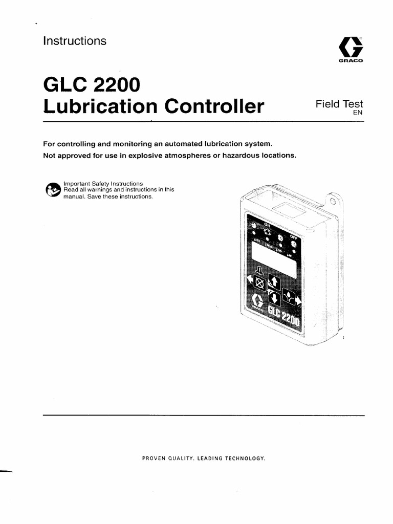 GLC Lubricaring Controller | PDF