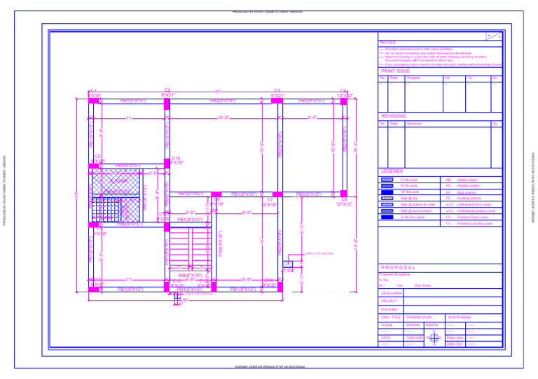 P-5 (Machindranath Khedkar) 22 01 2020 Plinth Beam Plan | PDF