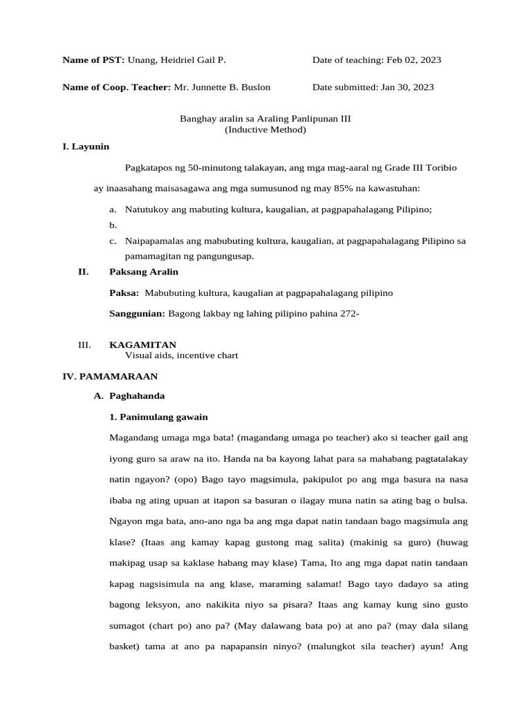 Arpan Lesson Plan | PDF