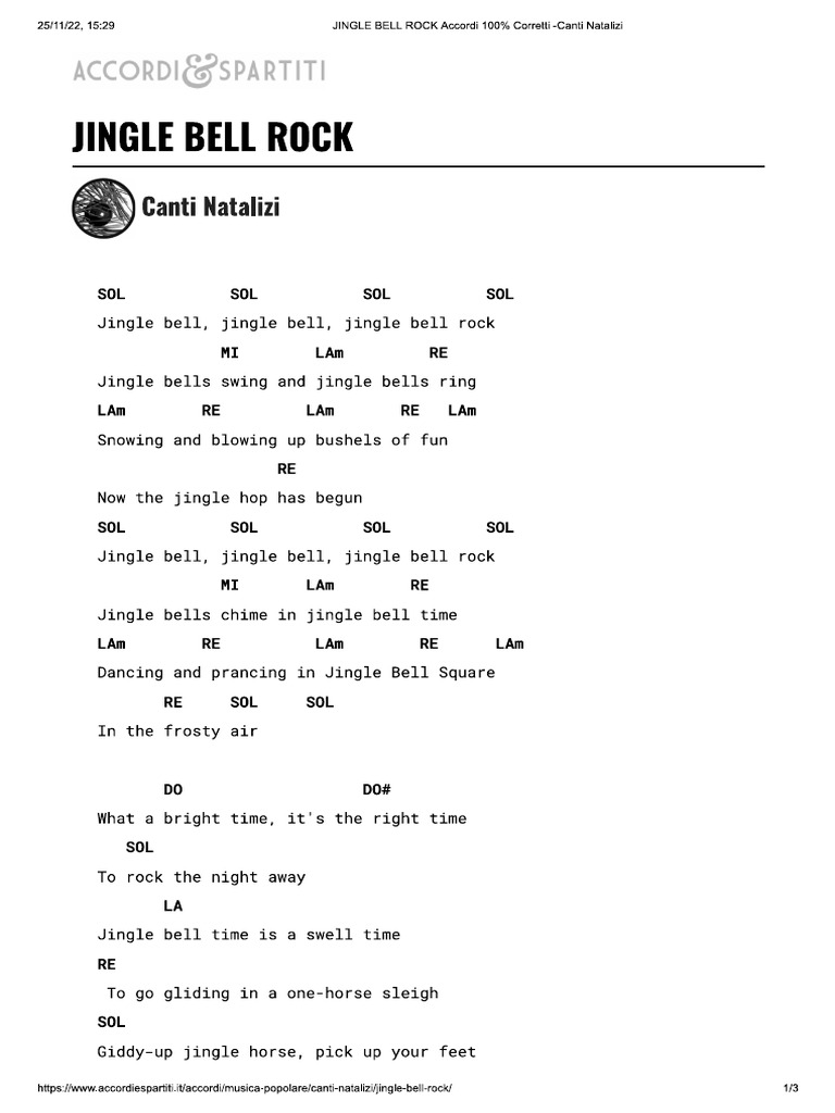 Jingle Bells Rock | PDF