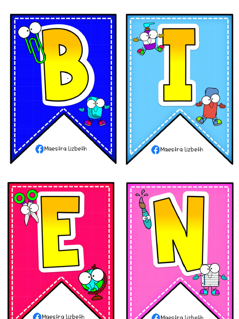 Banderin Bienvenidos | PDF