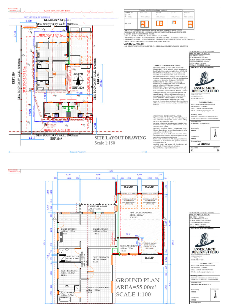 Erf 2220 Full Drawing Plan Updated | PDF