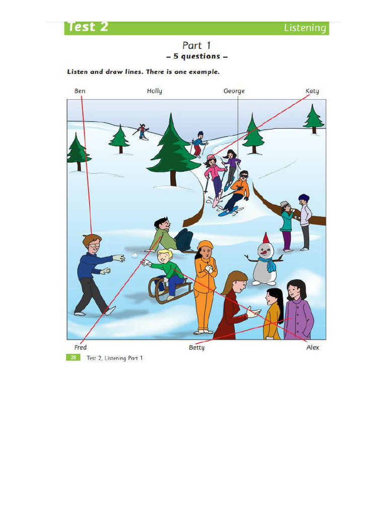 FLYERS Test 2 Listening Correction | PDF