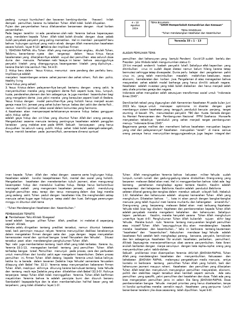 MTPJ 4 Agustus 2024 | PDF