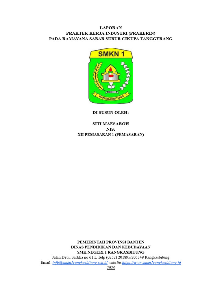 Laporan Prakerin | PDF