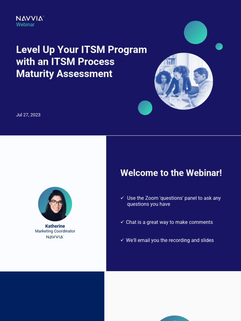 ITSM Process Maturity Assessment Jul 27 | PDF