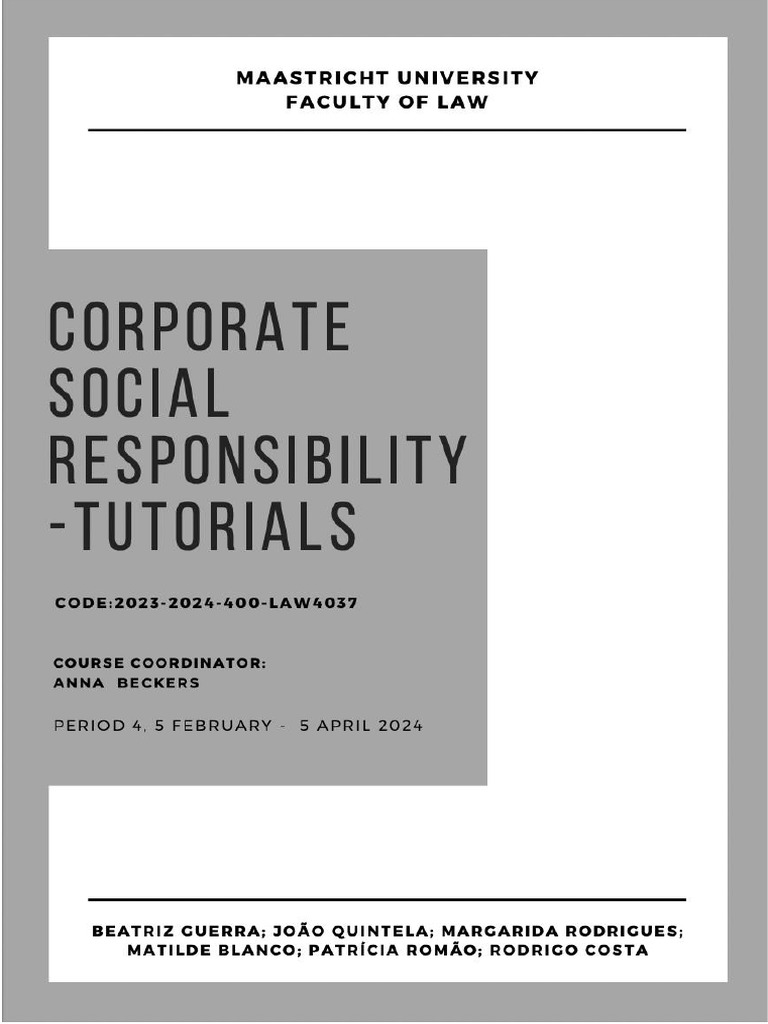 CSR Tutorials | PDF