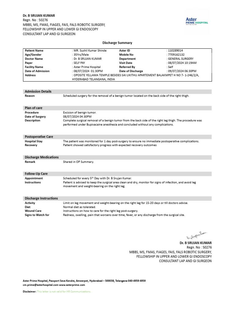 Right Leg | PDF